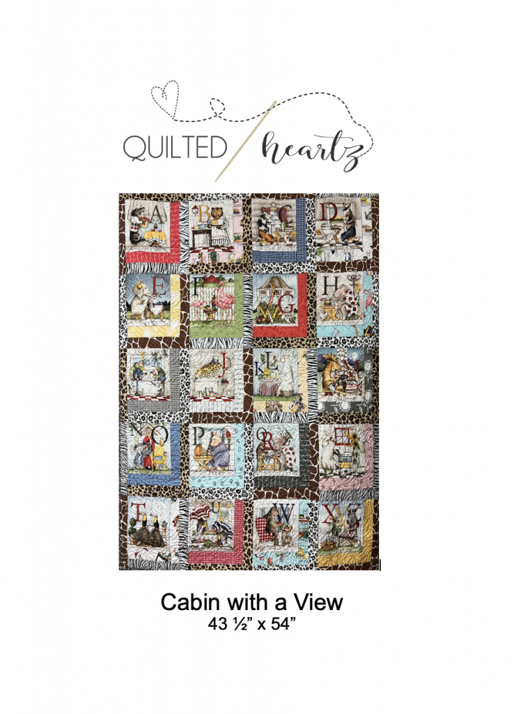 Cabin with a View Quilt Pattern (Digital) – Quilted Heartz